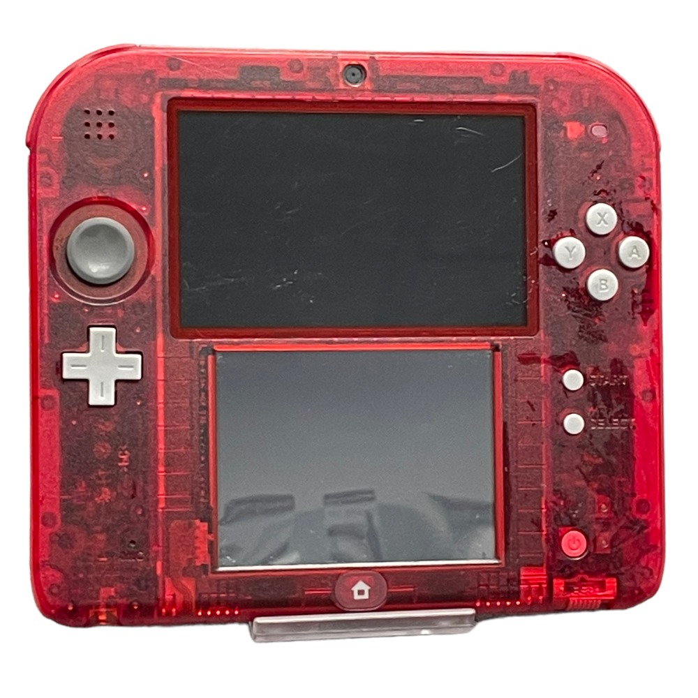 Pre-owned Nintendo 2DS Console - Transparent Red Pokemon Omega Ruby ...